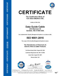 Certifications – Data Guide Cable